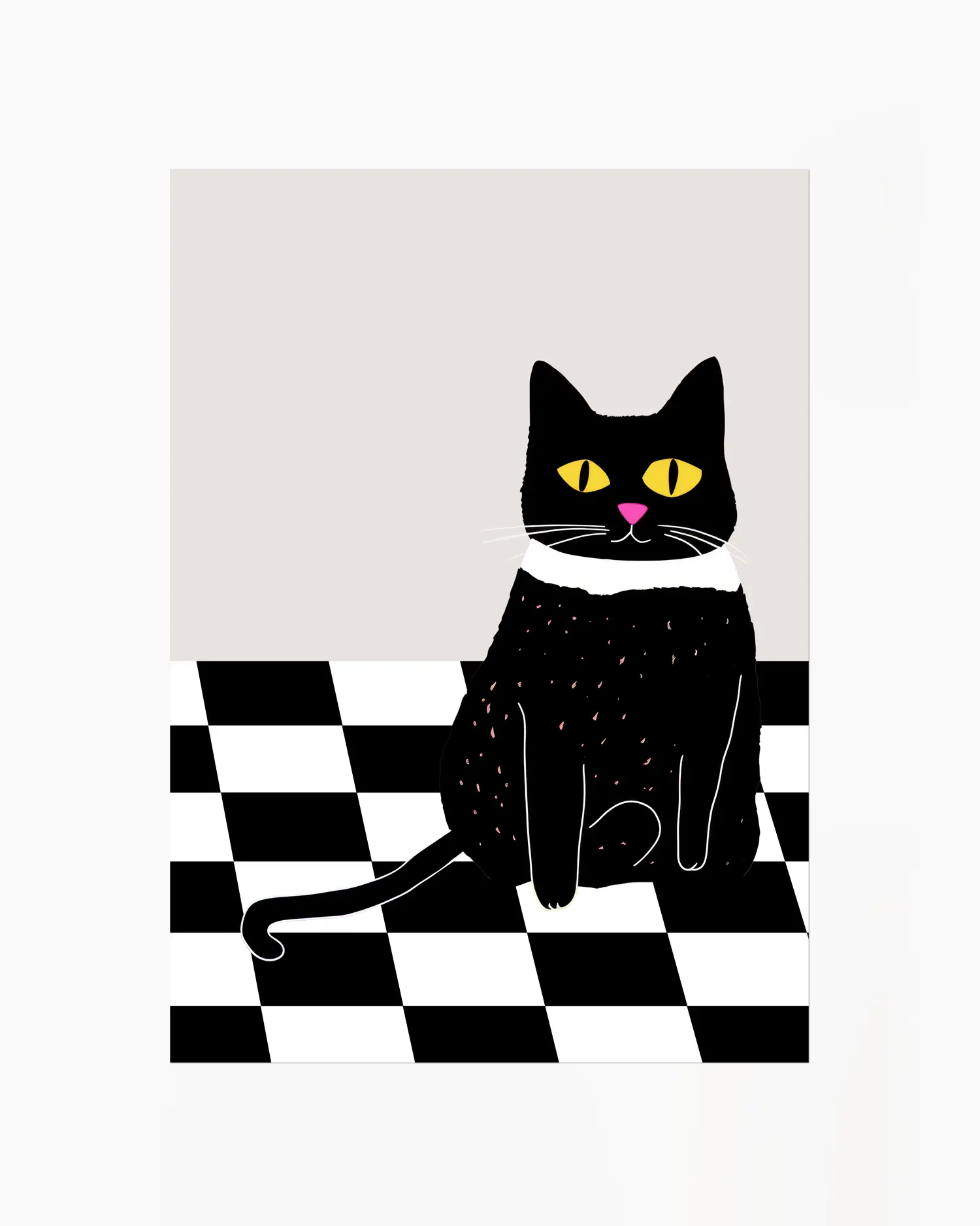 Svart Katt Plakat | The Birth Poster
